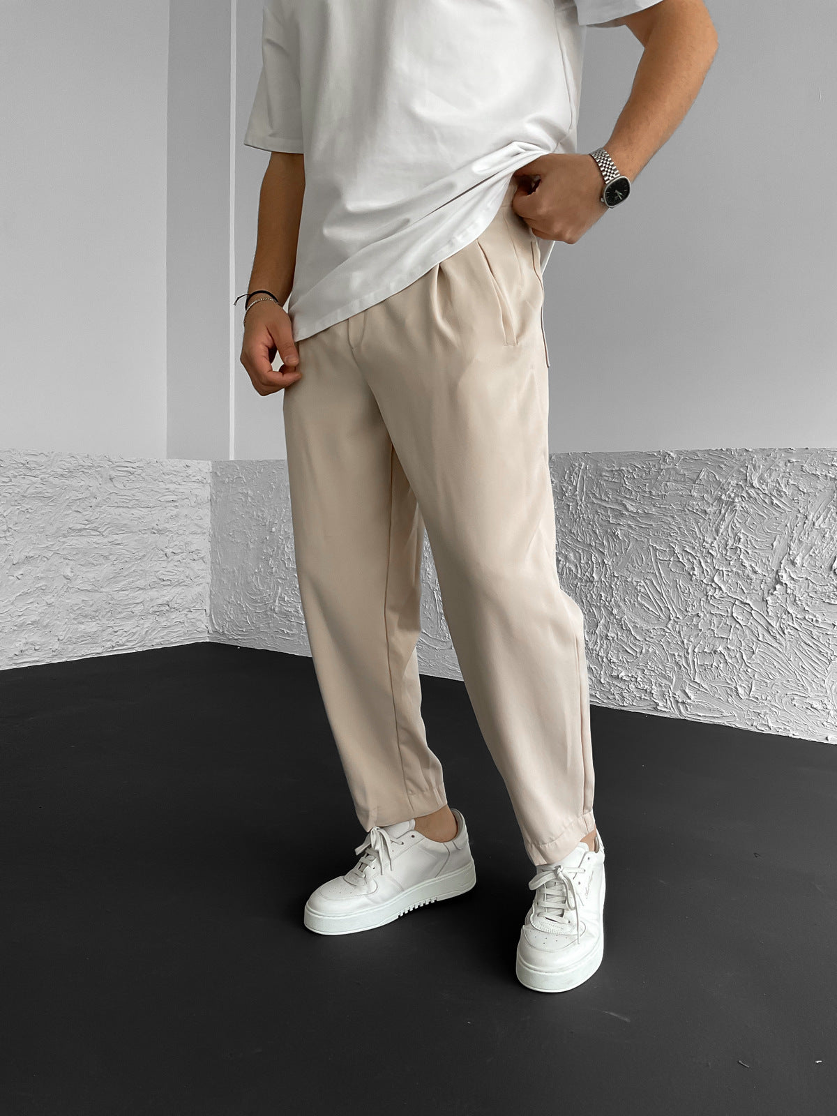 Beige Basic Pants – HypeCrewConcept